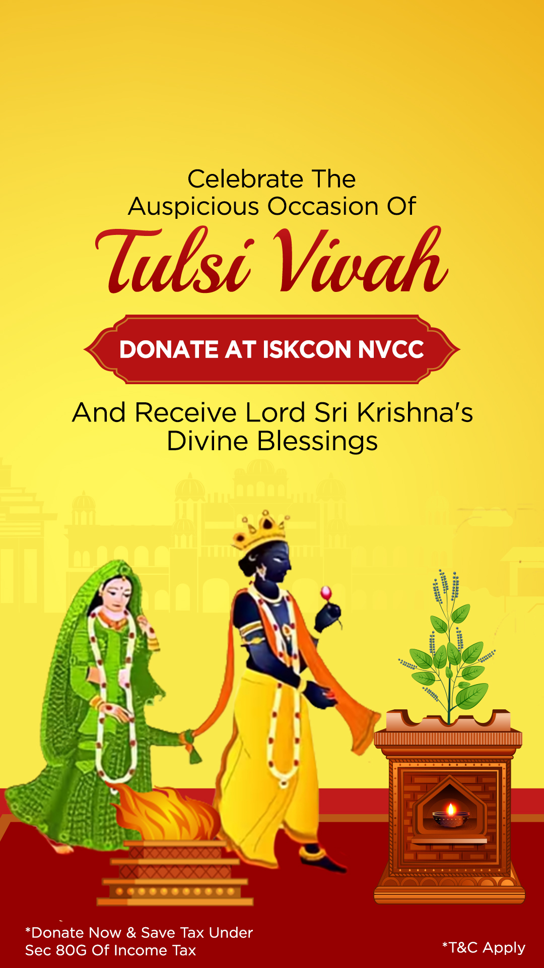Tulsi Vivah Iskcon | Official Website | Donate Now